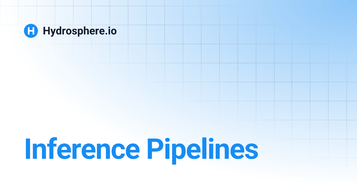 Inference Pipelines | Hydrosphere.io